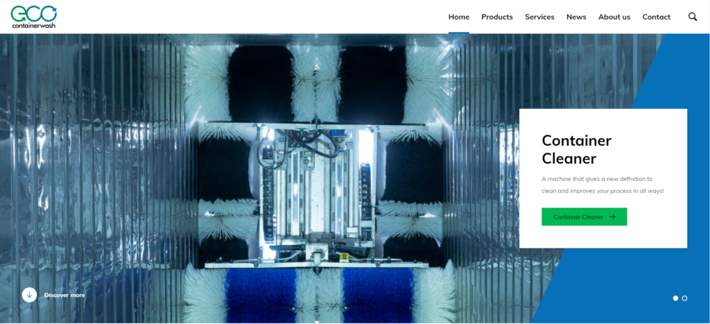 Eco-containerwash launches website - EcoContainerWash